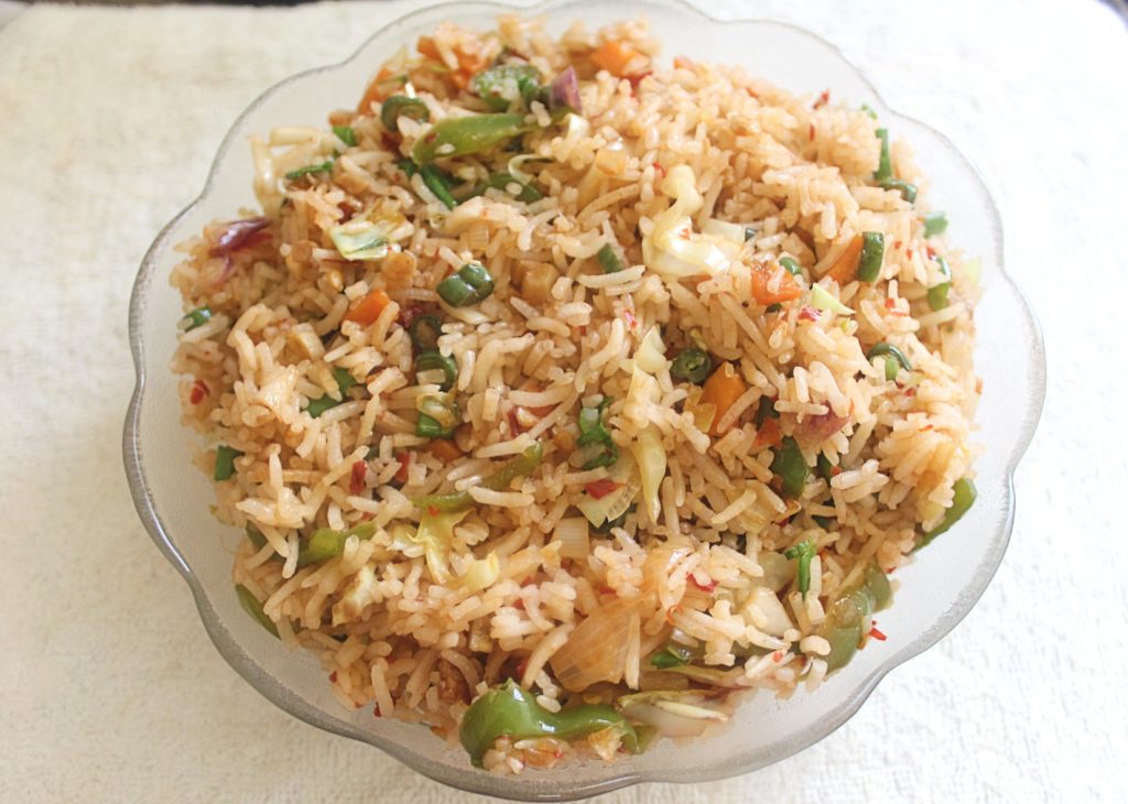 Schezwan Fried Rice Recipe - MUMMY RECIPES