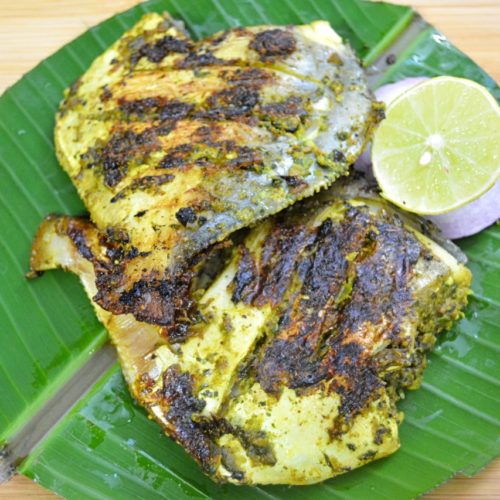 Grilled Fish In Banana Leaf | Green Fish Grill - MUMMY RECIPES