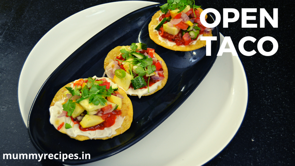 Open Taco Recipe | How To Make Open Taco - MUMMY RECIPES